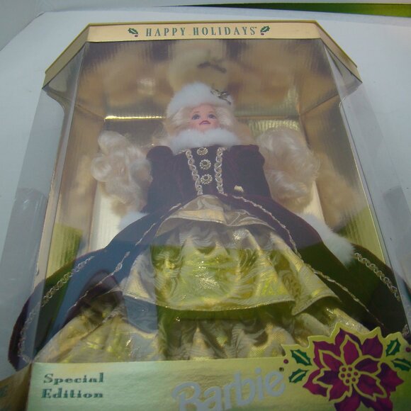Barbie | Toys | 996 Happy Holidays Special Edition Mattel 15646 Barbie ...